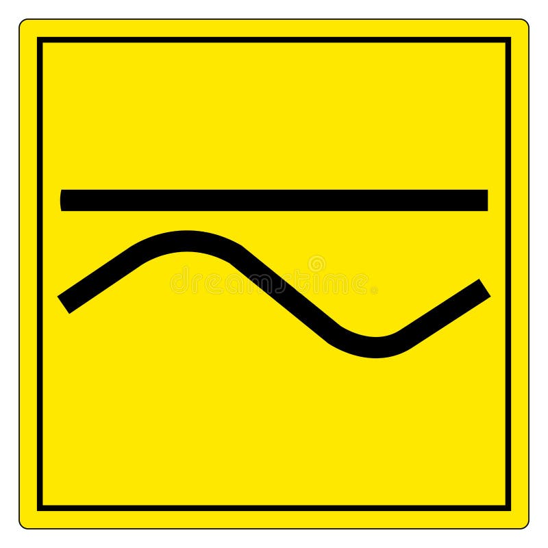 Direct And Alternating Current Dc And Ac Symbol Sign Vector