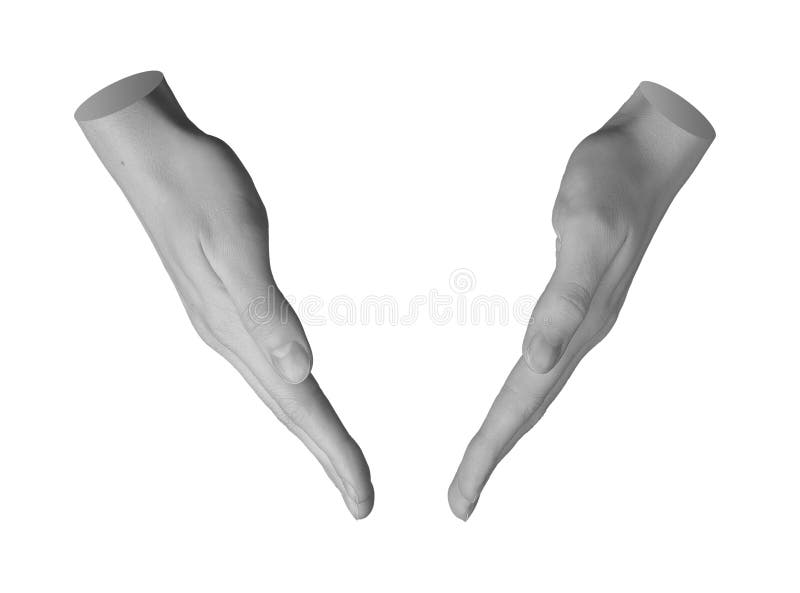 Both Hands Gesture, Sign Pov Holding, Reaching, First Person View ...