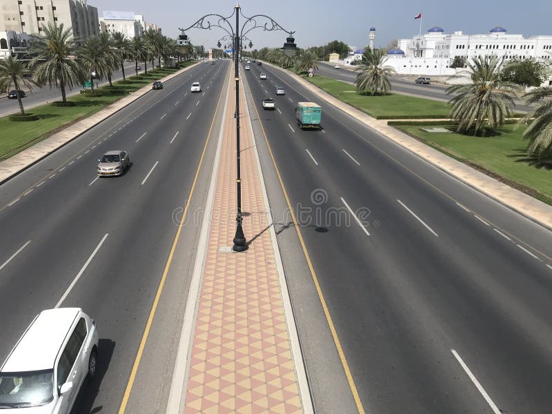 Both Way Roads or Express Highways with Multiple Lanes in between ...