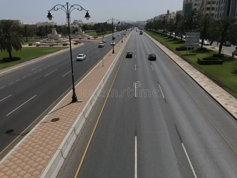 Both Way Roads or Express Highways with Multiple Lanes in between ...