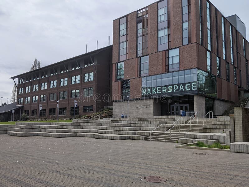 Bothell, WA USA - Circa April 2021: View of Discovery Hall and ...