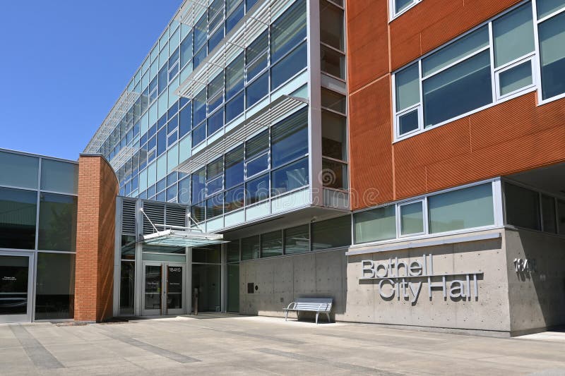 City of Bothell Police Department Building and Sign Editorial Stock ...