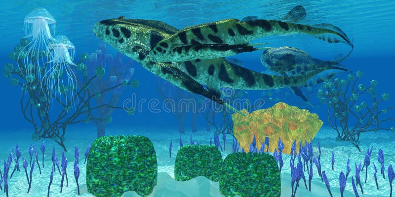 Extinction Primitive Fish Stock Illustrations – 202 Extinction ...