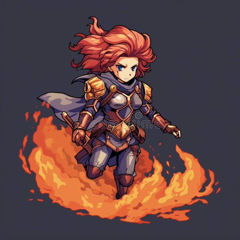 Botis Character Design in Fire Emblem Style with 16-bit Aesthetic Stock ...