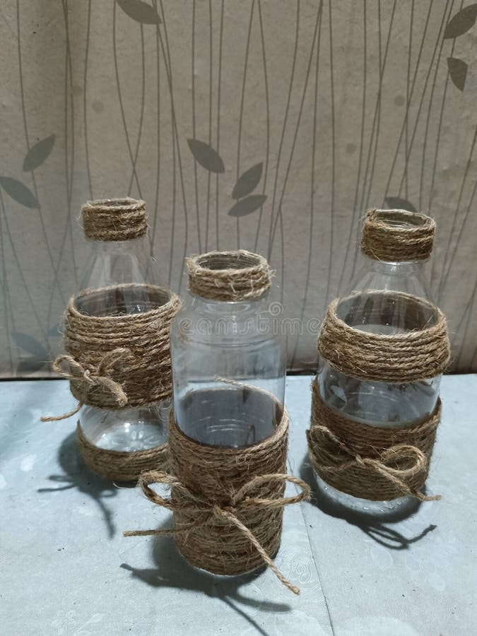 Botle Art from Jerami River, Kudus Indonesia Stock Image - Image of ...