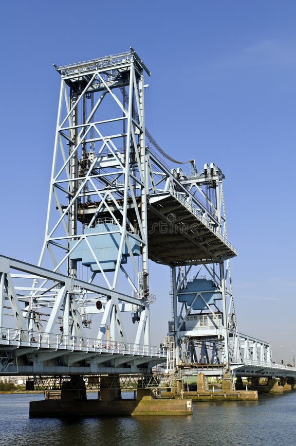 Botlek Bridge in Rotterdam Netherlands Stock Image - Image of bridge ...