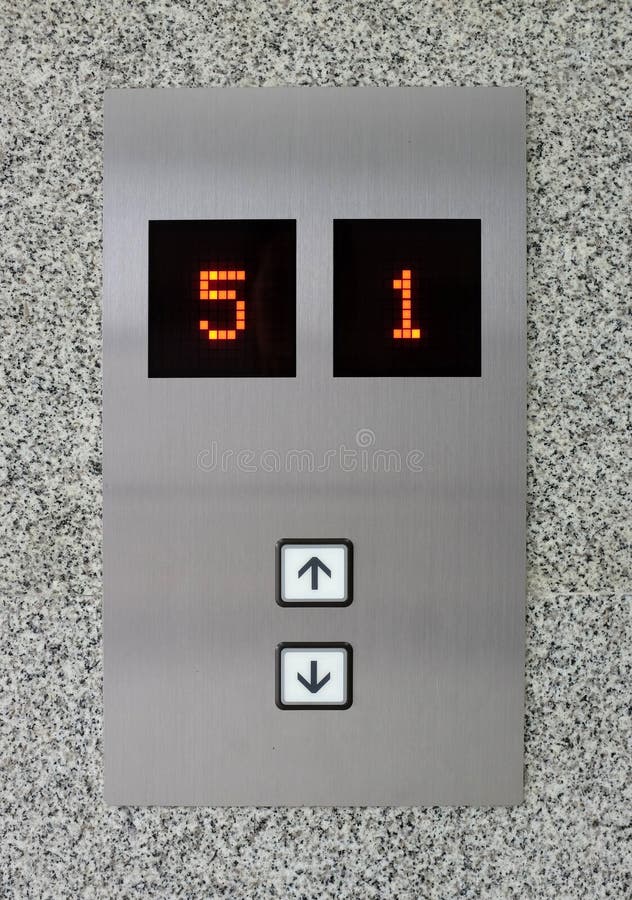 Botones Arriba Y Abajo Del Panel De Llamadas Del Ascensor Imagen de ...