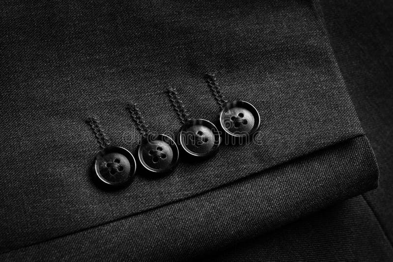 Botones De Uso Profesional Ropa De Moda Formal Foto de archivo - Imagen ...