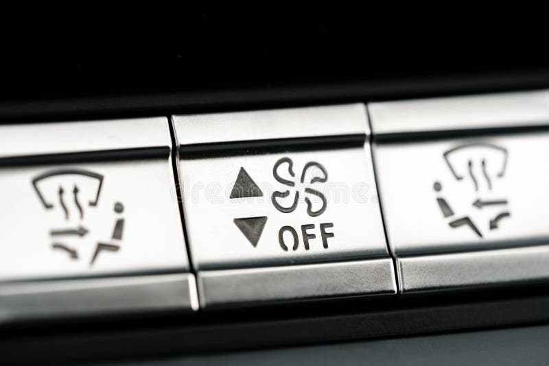 Botones Del Panel De Control Del Salpicadero Del Coche Cerrar Foto de ...