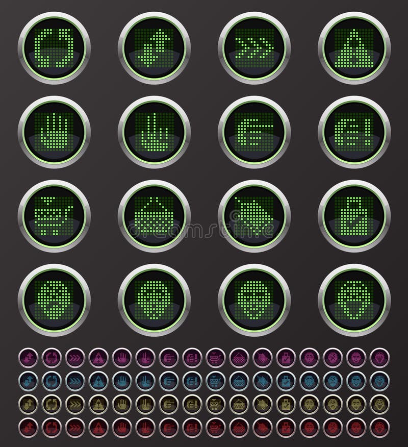 Botones del Web stock de ilustración. Ilustración de mano - 14306162