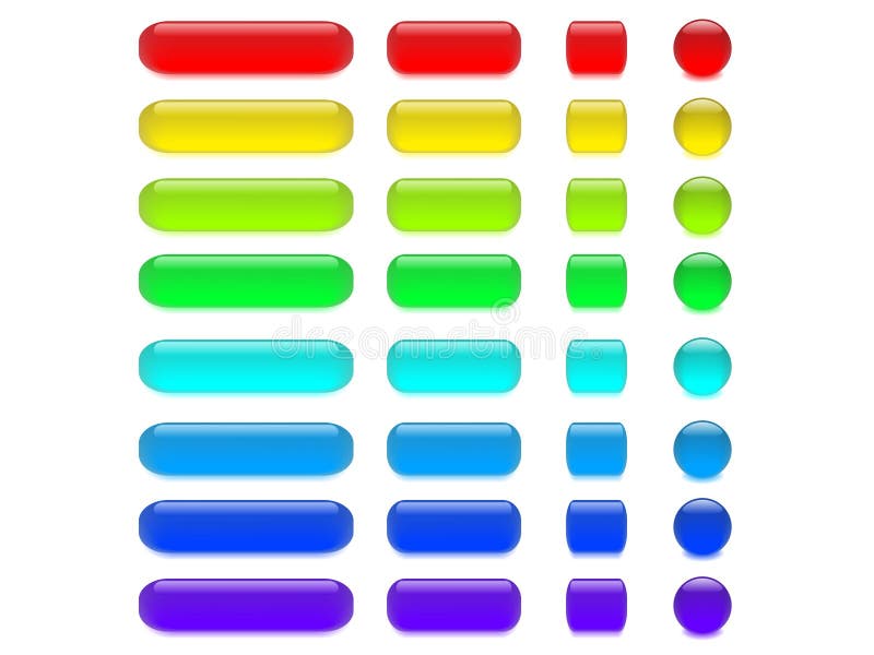 Botones del Web del vector ilustración del vector. Ilustración de ...