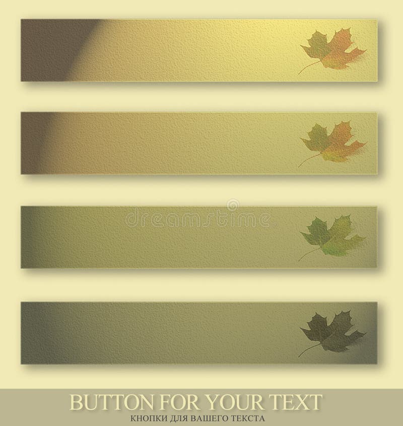 Botones para el menú stock de ilustración. Ilustración de botones ...