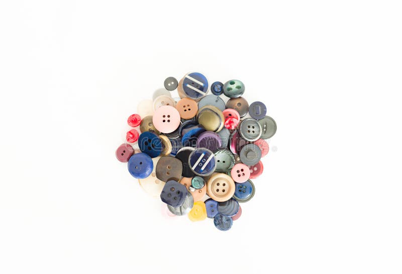 Botones para la ropa stock de ilustración. Ilustración de colorido ...