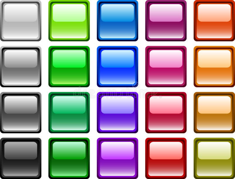 Botones. [Vector] ilustración del vector. Ilustración de elipse - 3702681