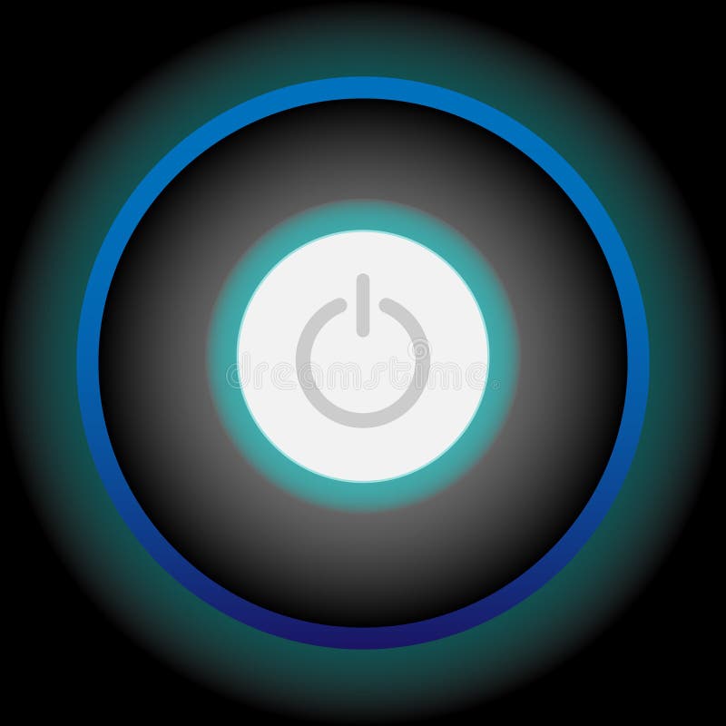 Botones Vectoriales De Iconos De Interruptor De Encendido Stock de ...