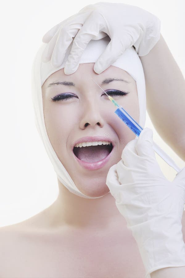 Botox face surgery stock image. Image of close, botoxreg - 13972685