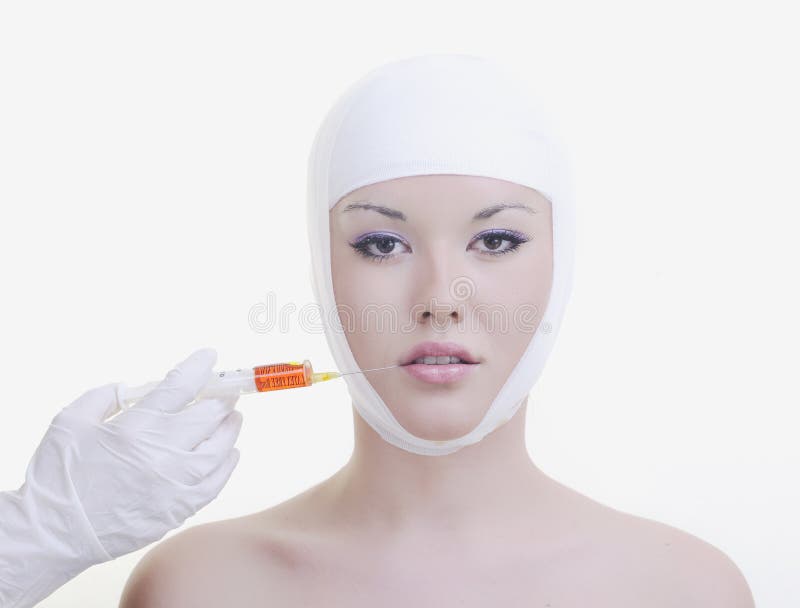 Botox face surgery stock image. Image of face, patient - 13982913