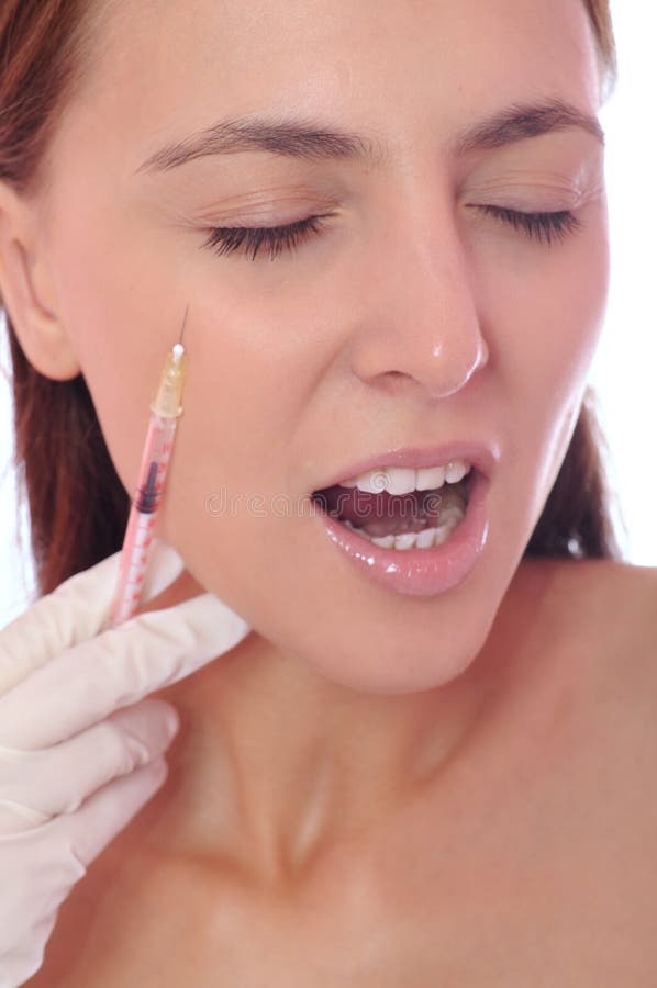 Botox injection stock photo. Image of beautiful, plastic - 10463436