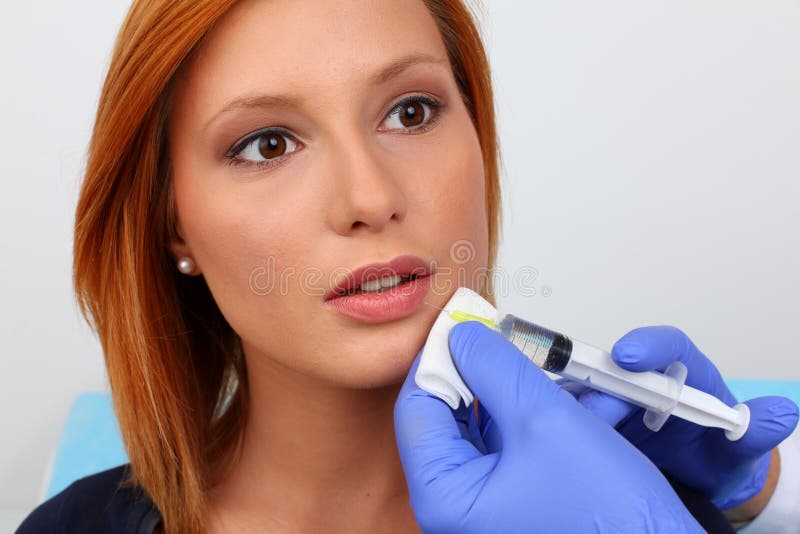Botox injection stock image. Image of white, wrinkle - 19567357