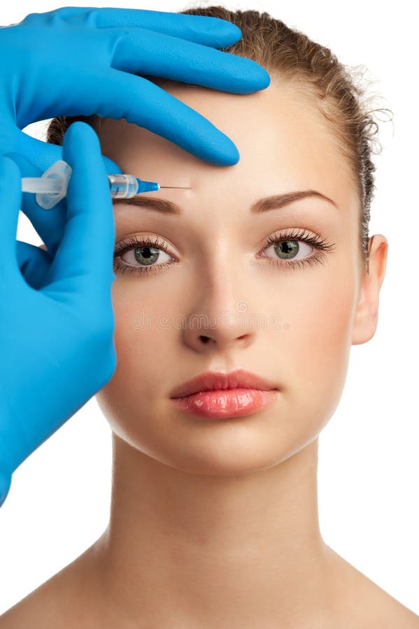 Botox injection stock image. Image of aesthetic, blue - 23867223