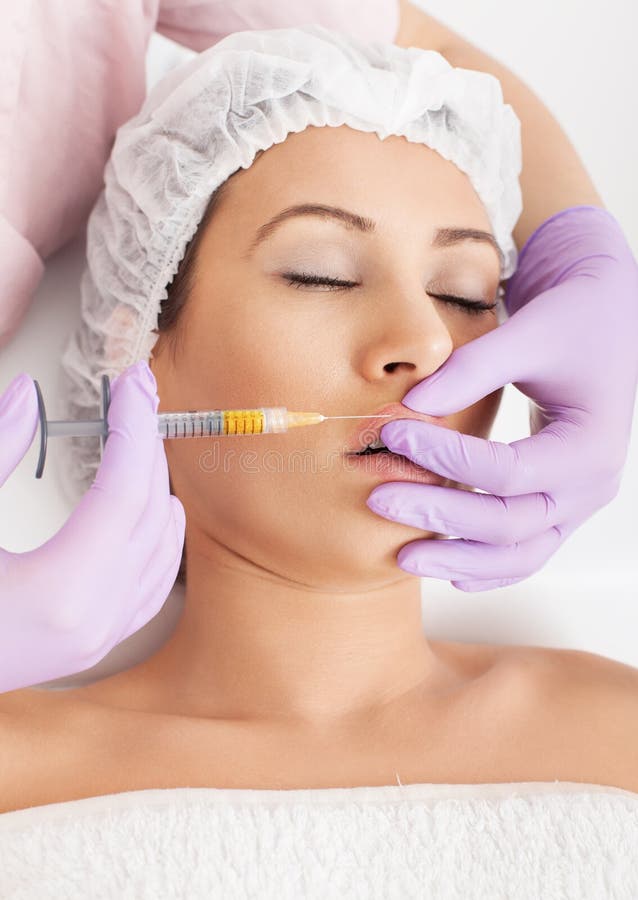 Botox injection stock photo. Image of closed, fish, female - 29492696