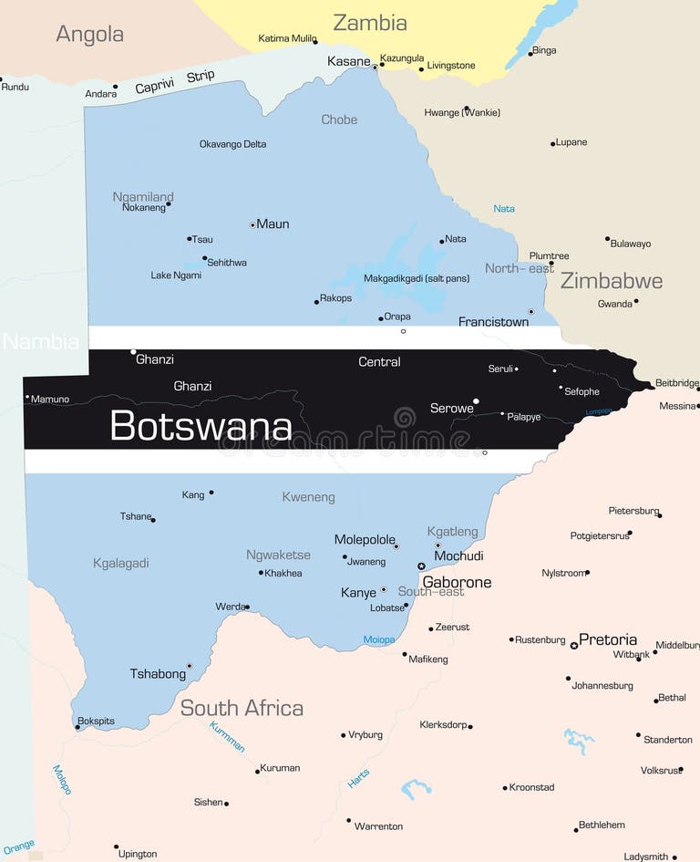 Botswana Border Stock Illustrations – 3,010 Botswana Border Stock ...