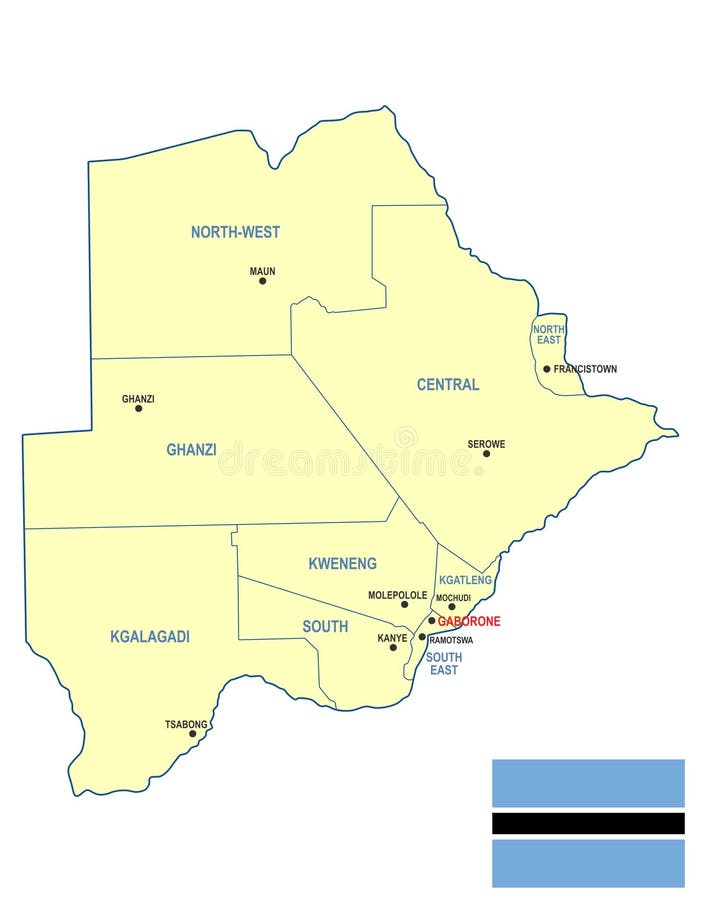 Illustration of Mochudi Village in Botswana Stock Illustration ...