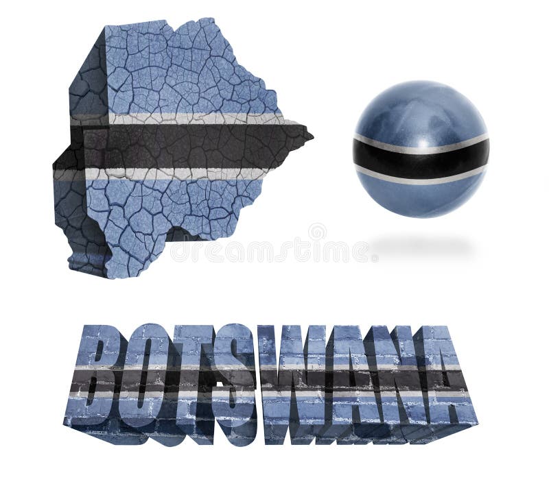 Botswana Symbols stock illustration. Illustration of sign - 100793167