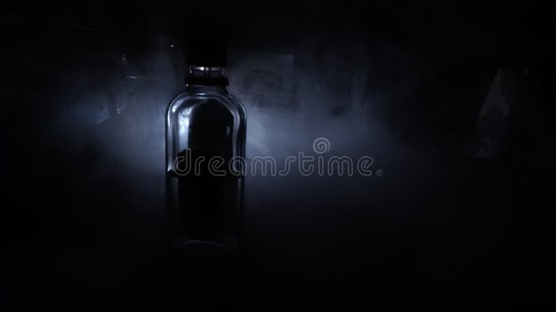 Bottle stock photo. Image of dark, bottle, haunted, alcohol - 126153748