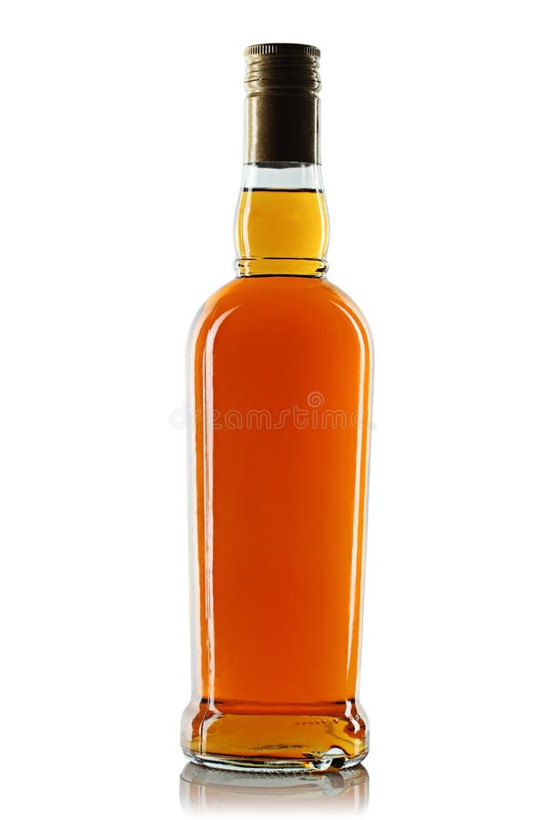Bottle with alcohol stock image. Image of object, alcohol - 58576229