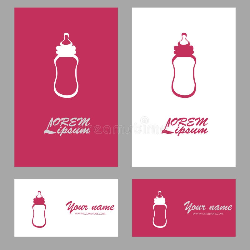 Bottle for baby logo stock vector. Illustration of element - 97578135