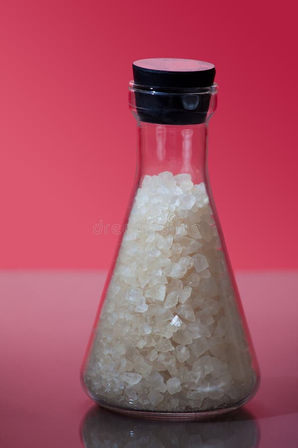 Bottle of bathing salt stock image. Image of freshness - 63479259