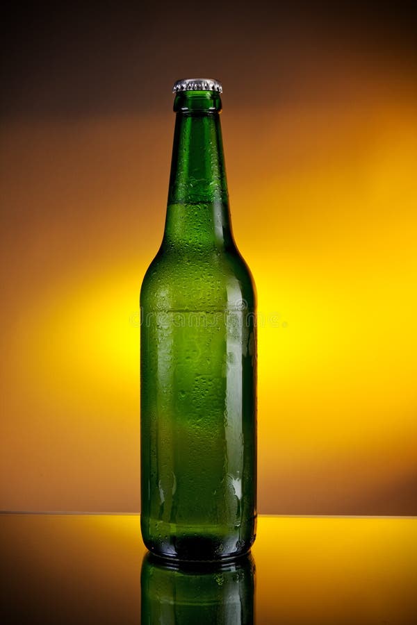 Bottle of beer stock photo. Image of lager, close, single - 8993154