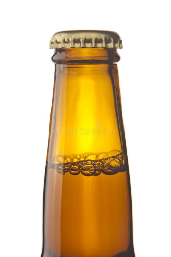 Bottle of Beer with Bubbles Stock Photo - Image of freshness, droplet ...