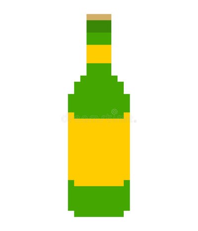 Beer Bottle Pixel Art Stock Illustrations – 164 Beer Bottle Pixel Art ...