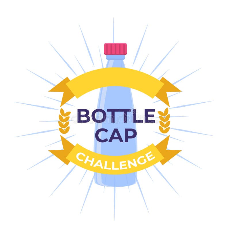 Bottle Cap Challenge Logo. Vector Flat Style Stock Vector ...