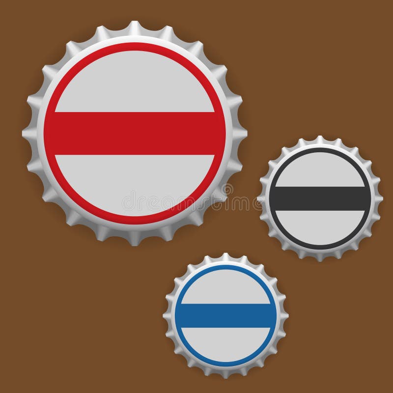 Bottle Caps Icon for Graphic and Web Design Stock Vector - Illustration ...