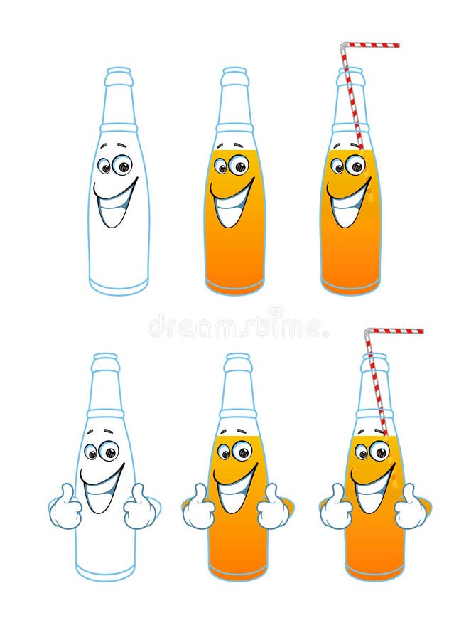 Bottle cartoon stock illustration. Illustration of bottle - 94846516