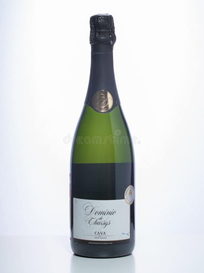 A Bottle of Cava Sparkling Wine. Editorial Stock Photo - Image of ...