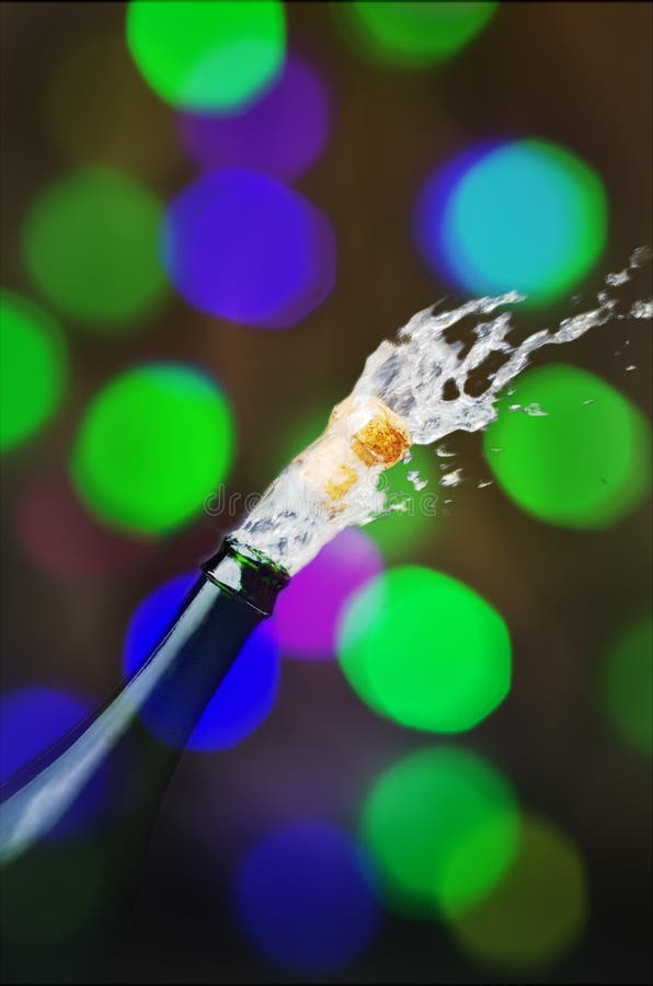 Champagne Spray 2 stock photo. Image of graduation, gold - 22740