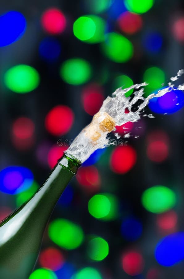 Champagne Spray 2 stock photo. Image of graduation, gold - 22740