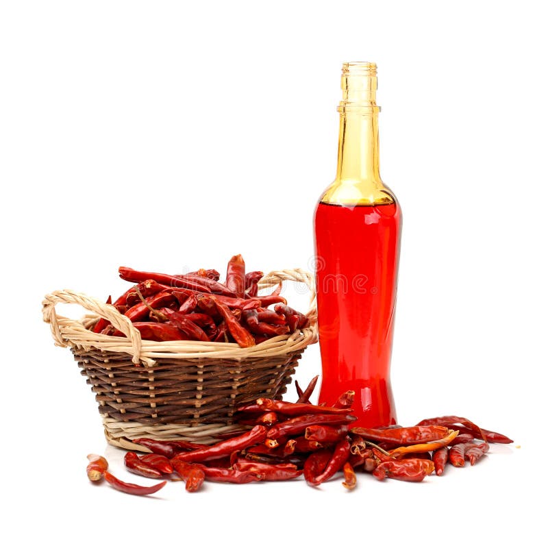 A bottle of chili oil stock image. Image of organic, olive - 32981185