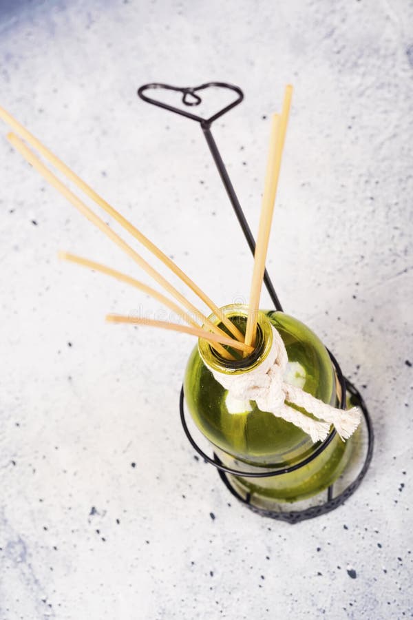 Aroma Diffuser with Bamboo Sticks Stock Image - Image of fragrance ...