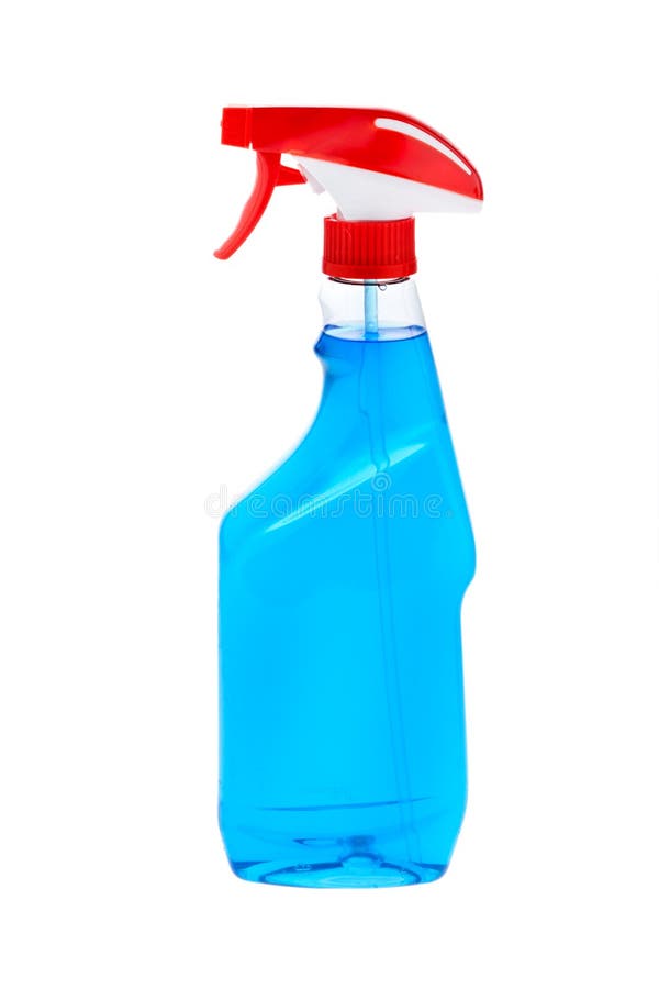 Bottle Cleaner on a White Background Stock Image - Image of friendly ...