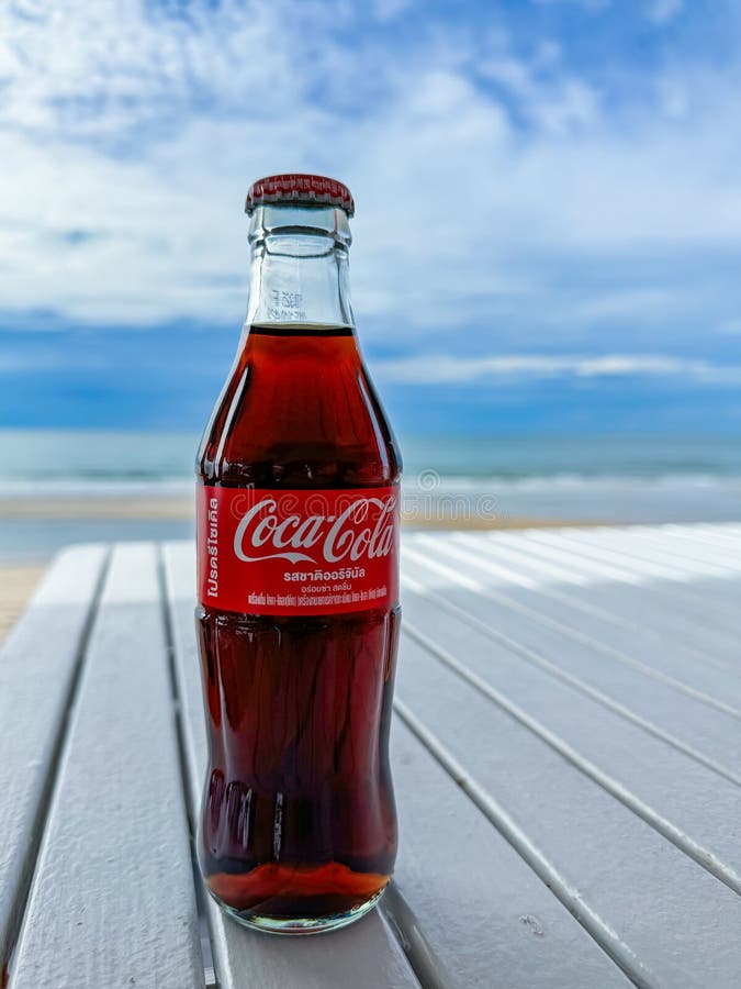 A Bottle of Coca-Cola on the White Background Editorial Stock Photo ...