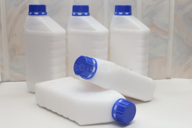 Bottle, Container, Plastic, White 1 Liter Stock Photo - Image of ...