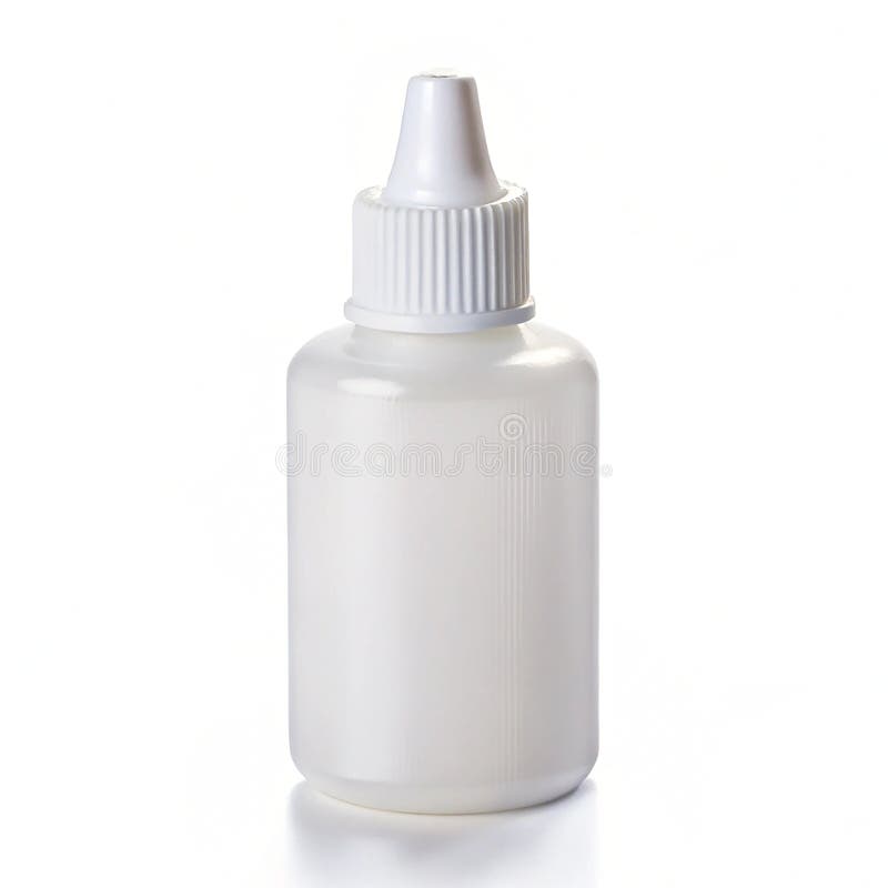 "Bottle of Correction Fluid on White Background Stock Illustration ...