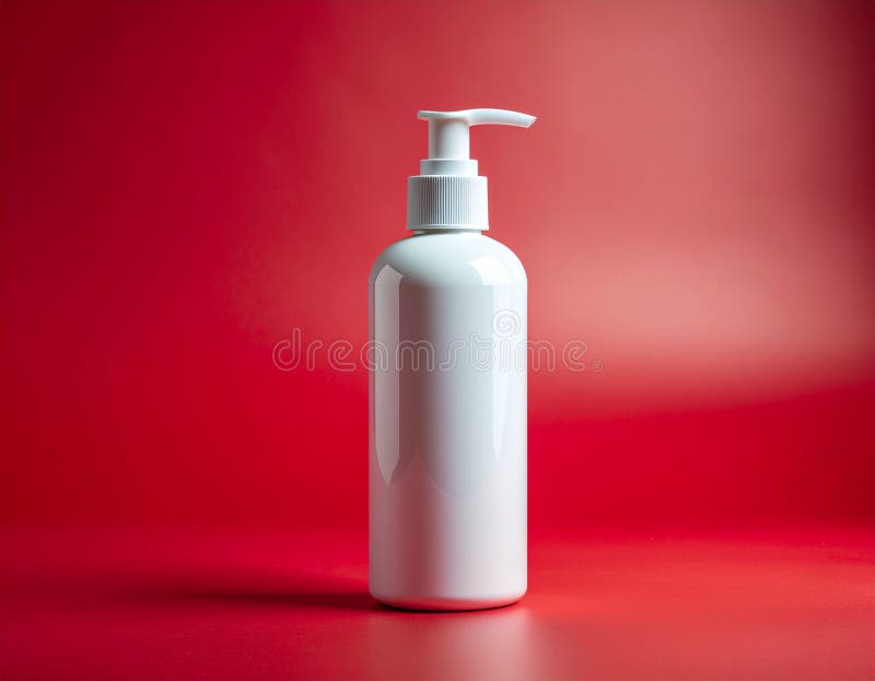 Glossy Red Plastic Pump Bottle Stock Illustrations – 90 Glossy Red ...