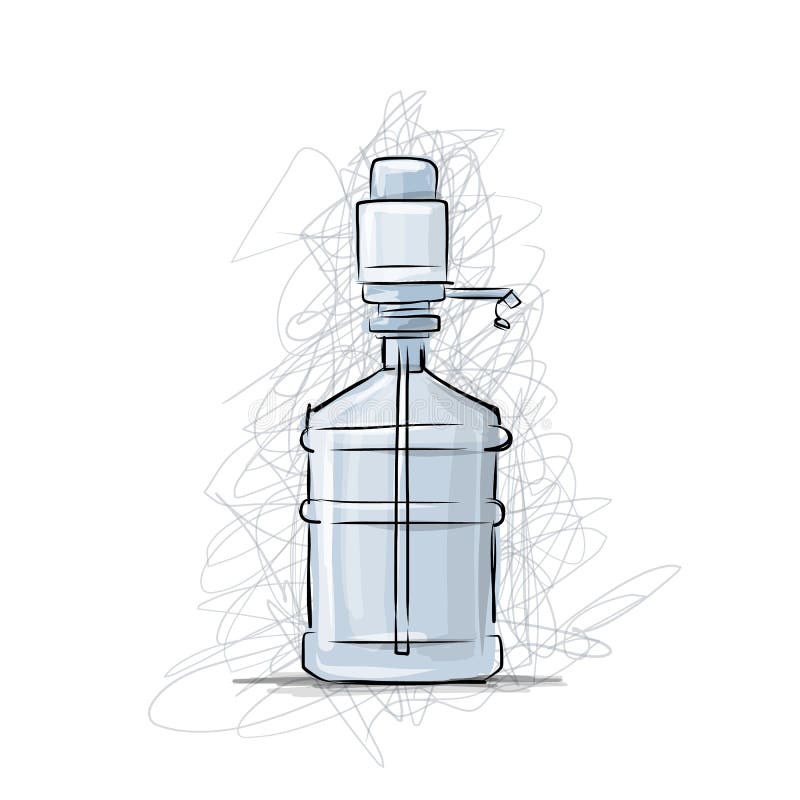Distilled water icon stock vector. Illustration of barrel - 96271419