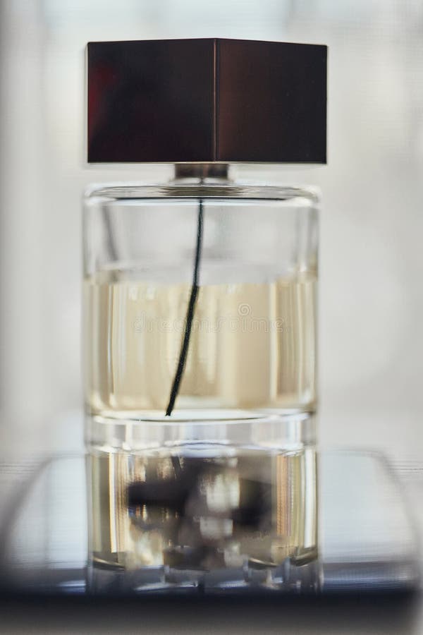 Bottle of Elegant Perfume on the Table Stock Photo - Image of ...